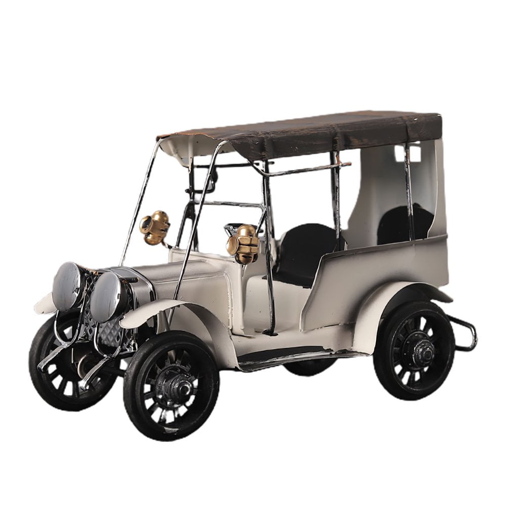 FNNMNNR Old Car Model Vintage Car Ornament Rustproof Iron Vehicle ...