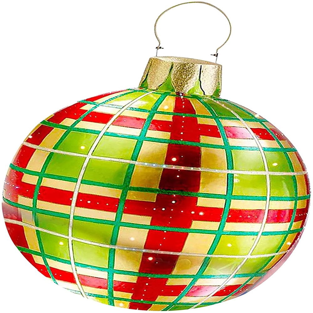 FNNMNNR Outdoor Christmas Inflatable Decorated Ball Giant Christmas ...