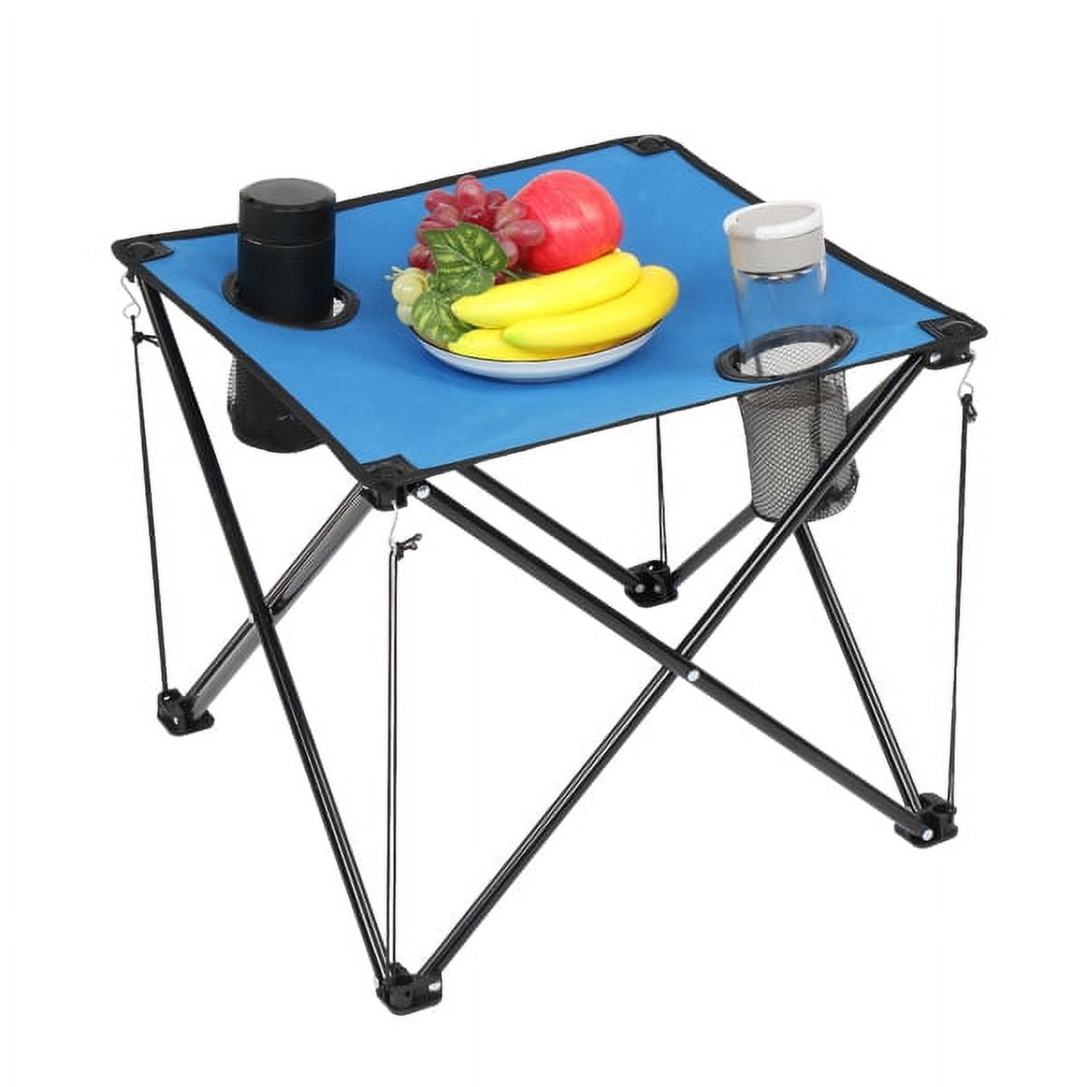 FNNMNNR Outdoor Foldable Camping Square Table Portable Oxford Cloth ...