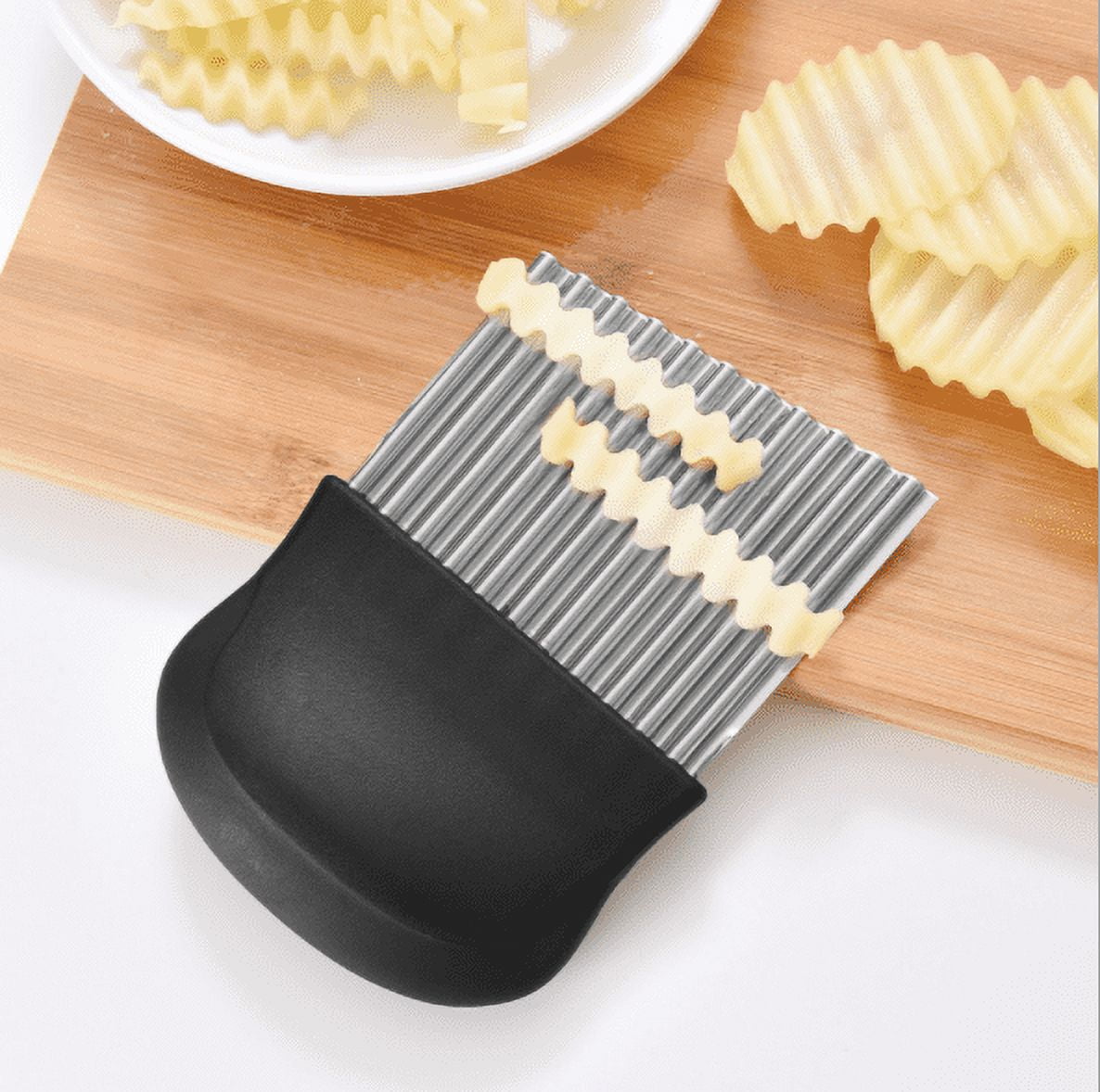 FNNMNNR Potato Carrot Vegetable Crinkle Wavy Chopper Cutter Blade ...