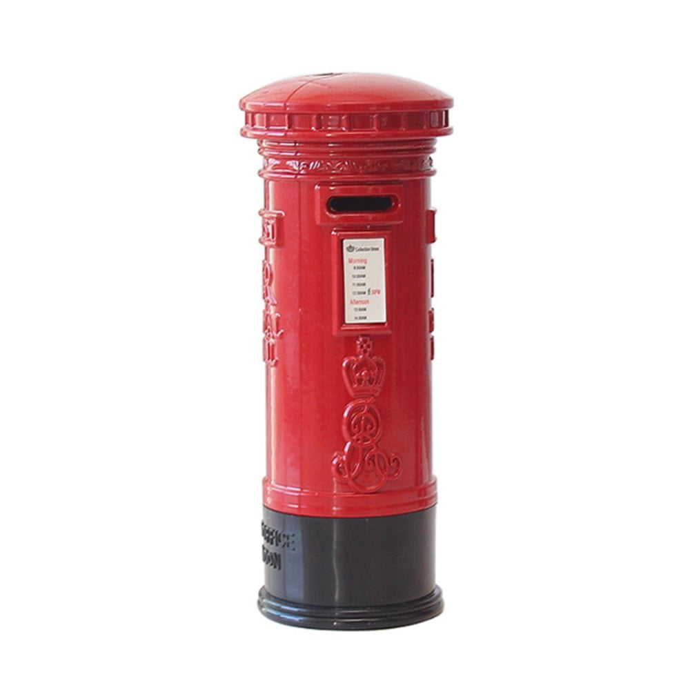 FNNMNNR Retro Metal Piggy Bank Coin Bank Telephone Booth Toy Bank Safe ...