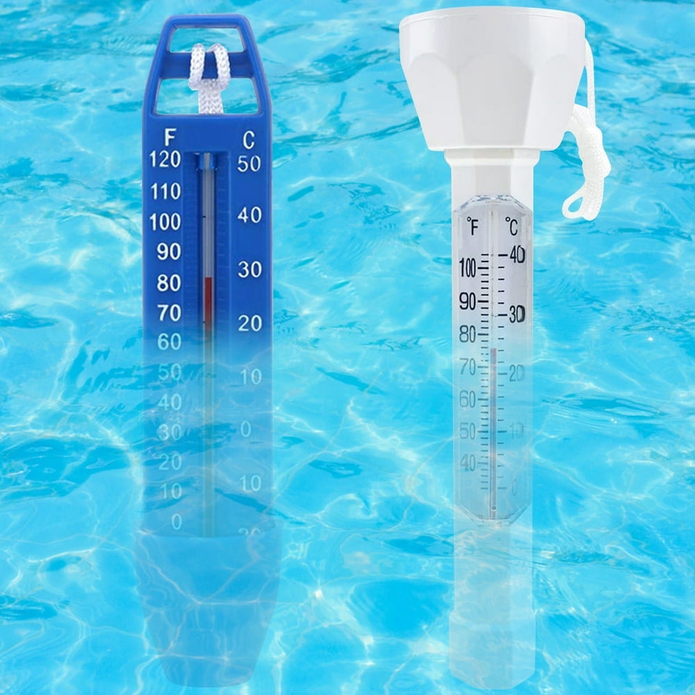 FNNMNNR U.S. Pool Supply Floating Buoy Pool Thermometer for Indoor or ...