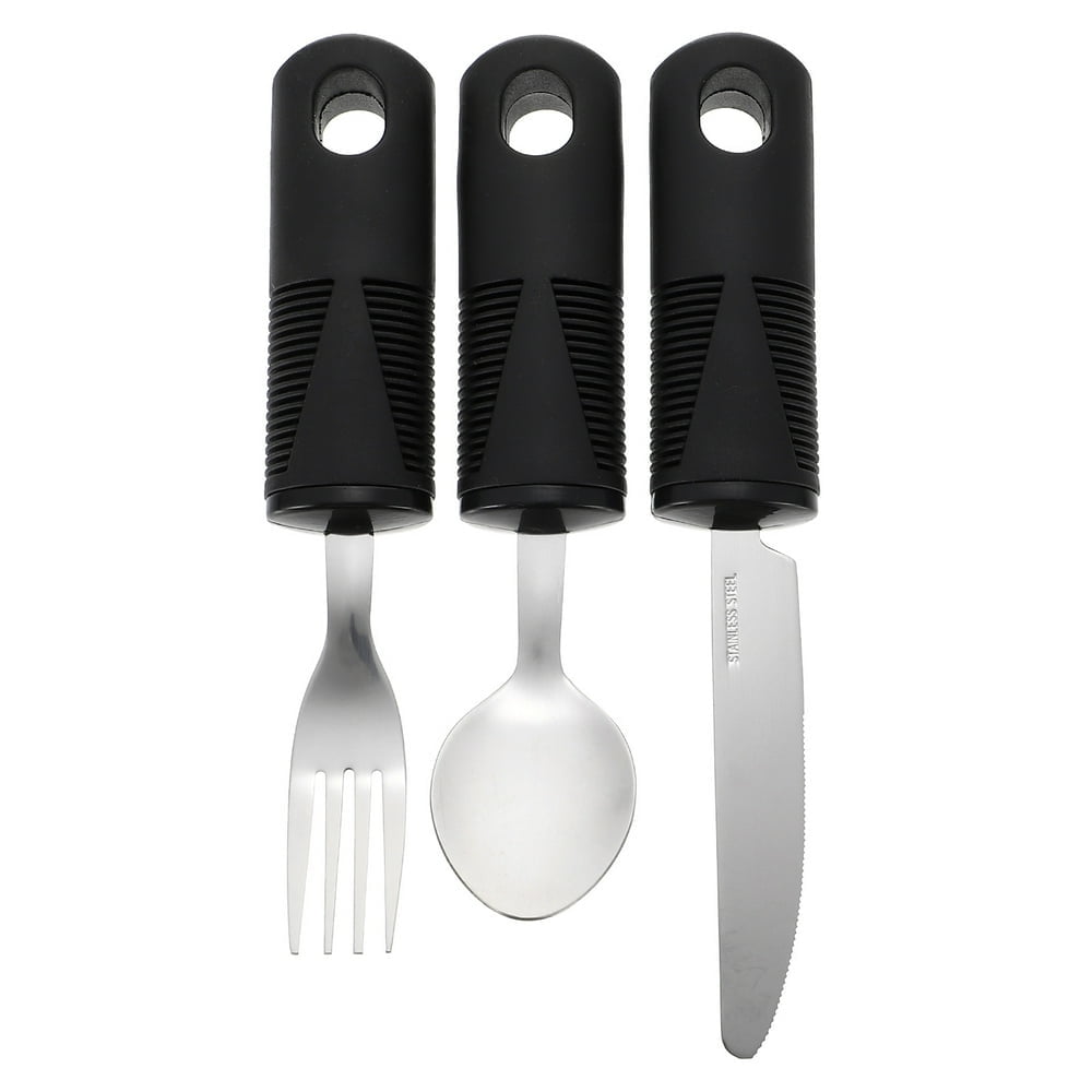 FNNMNNR Utensils Adaptive Silverwarespoon Weighted Eating Fork Cutlery ...