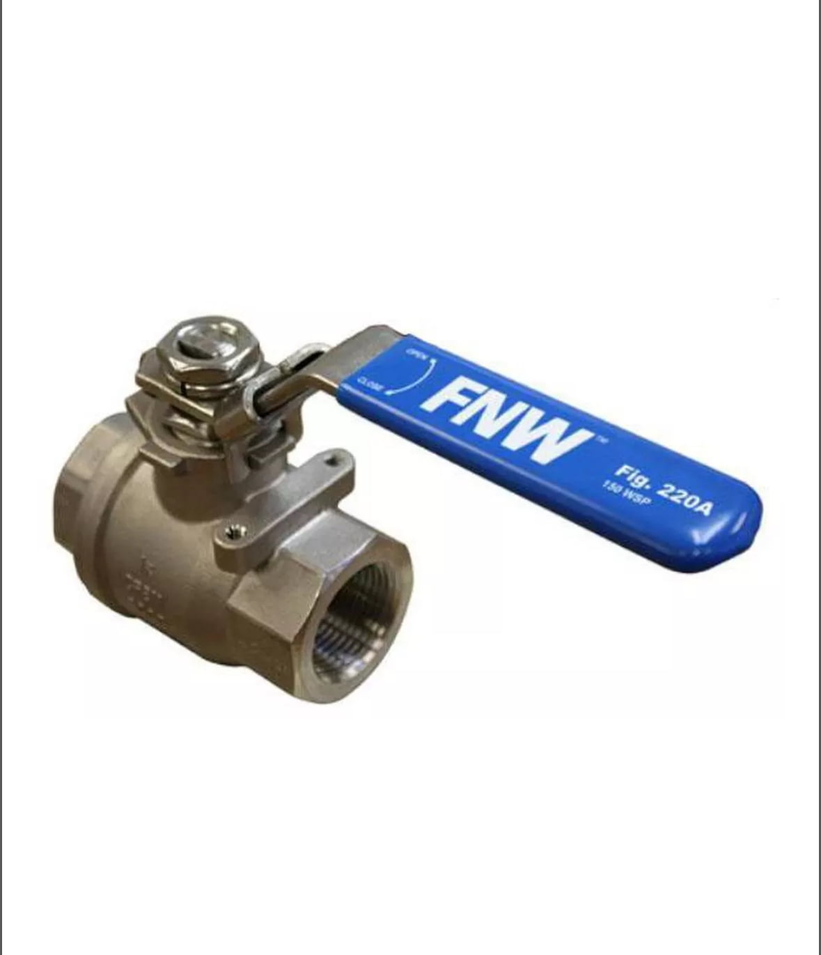 FNW® 2 in Stainless Steel Full Port FPT 1500# Ball Valve Part #FNW220AK ...