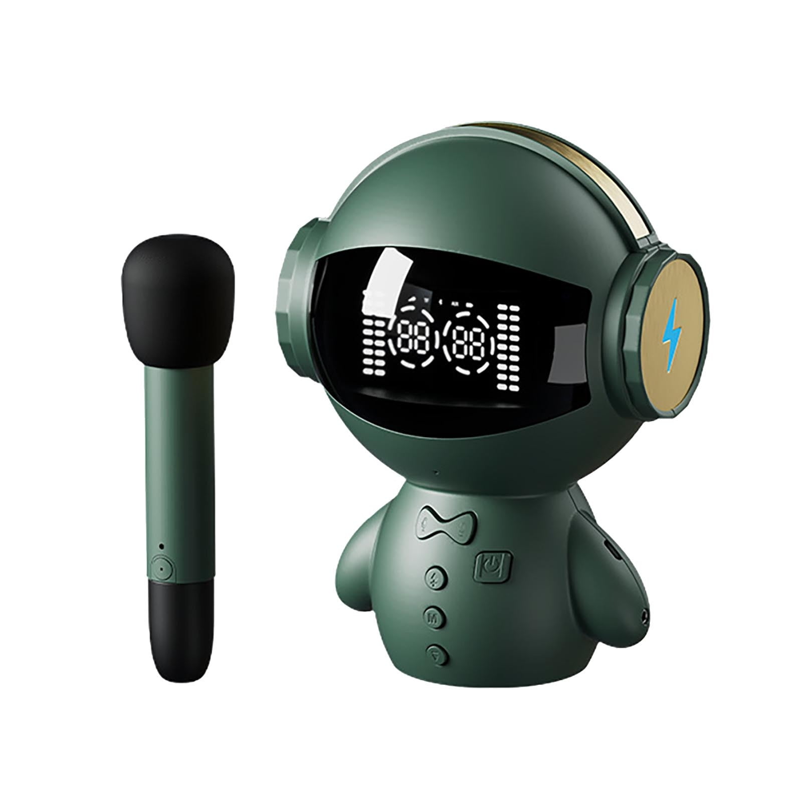 FNYOXU Bluetooth Speaker Robot Bluetooth Smart Speaker Computer Karaoke ...