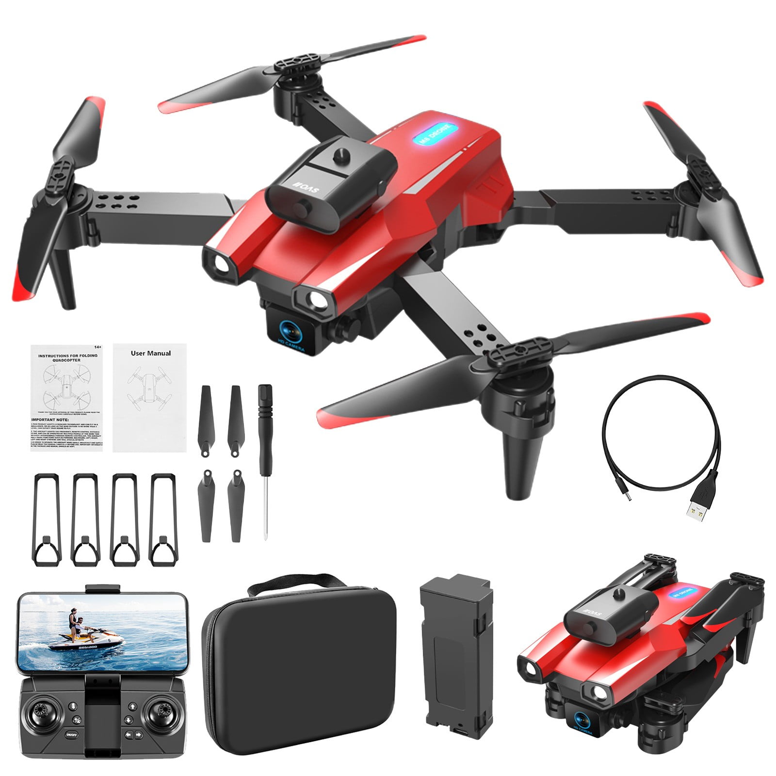 FNYOXU Drone with Camera RC Quadcopters & Multirotors Camera Quadcopter ...