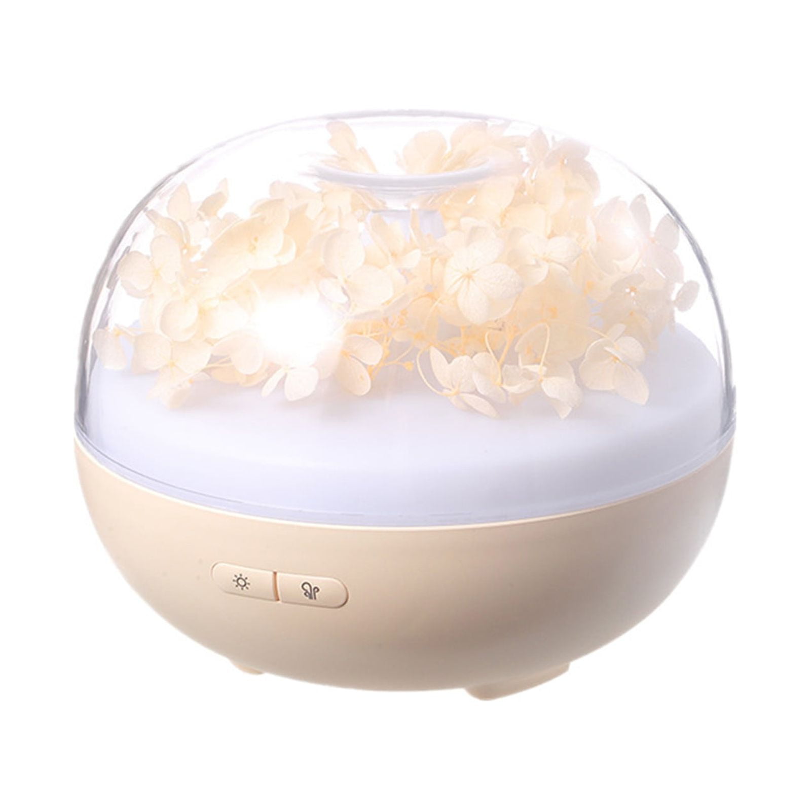 FNYOXU Dusting,Immortal Flower Humidifier LED Colorful Night Light Two ...