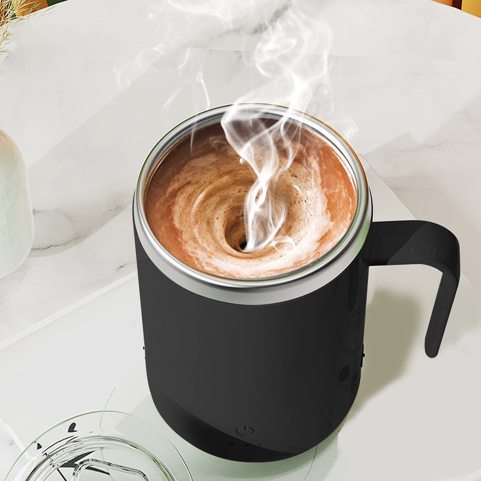 FNYOXU Shaker Bottle 13.52oz, Automatic Magnetic Stirring Coffee Mug ...