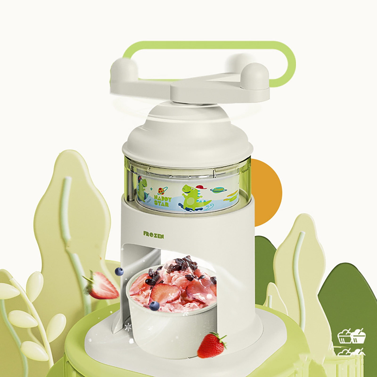 FNYOXU Snow Cone Machines Household Children's Shaved Ice Small Ice ...