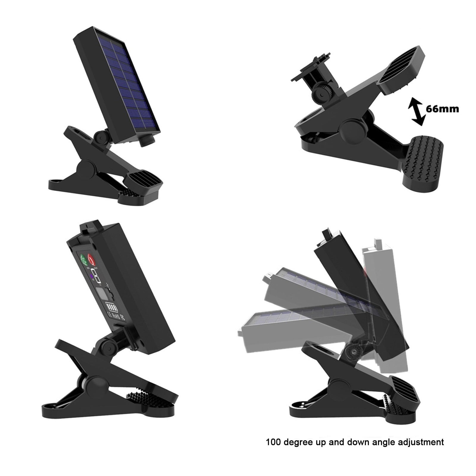 FNYOXU Solar Lamp,Solar Light Strip, 8 Modes,IP68, Clip Type Solar ...