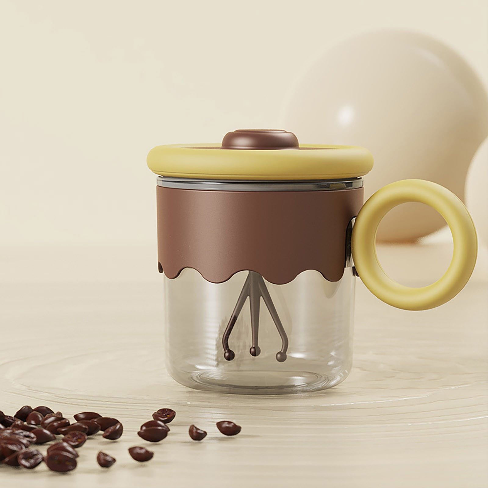FNZEFAM Deals! Drinkware Home Office Cup Auto Stirring Coffee Cup with ...
