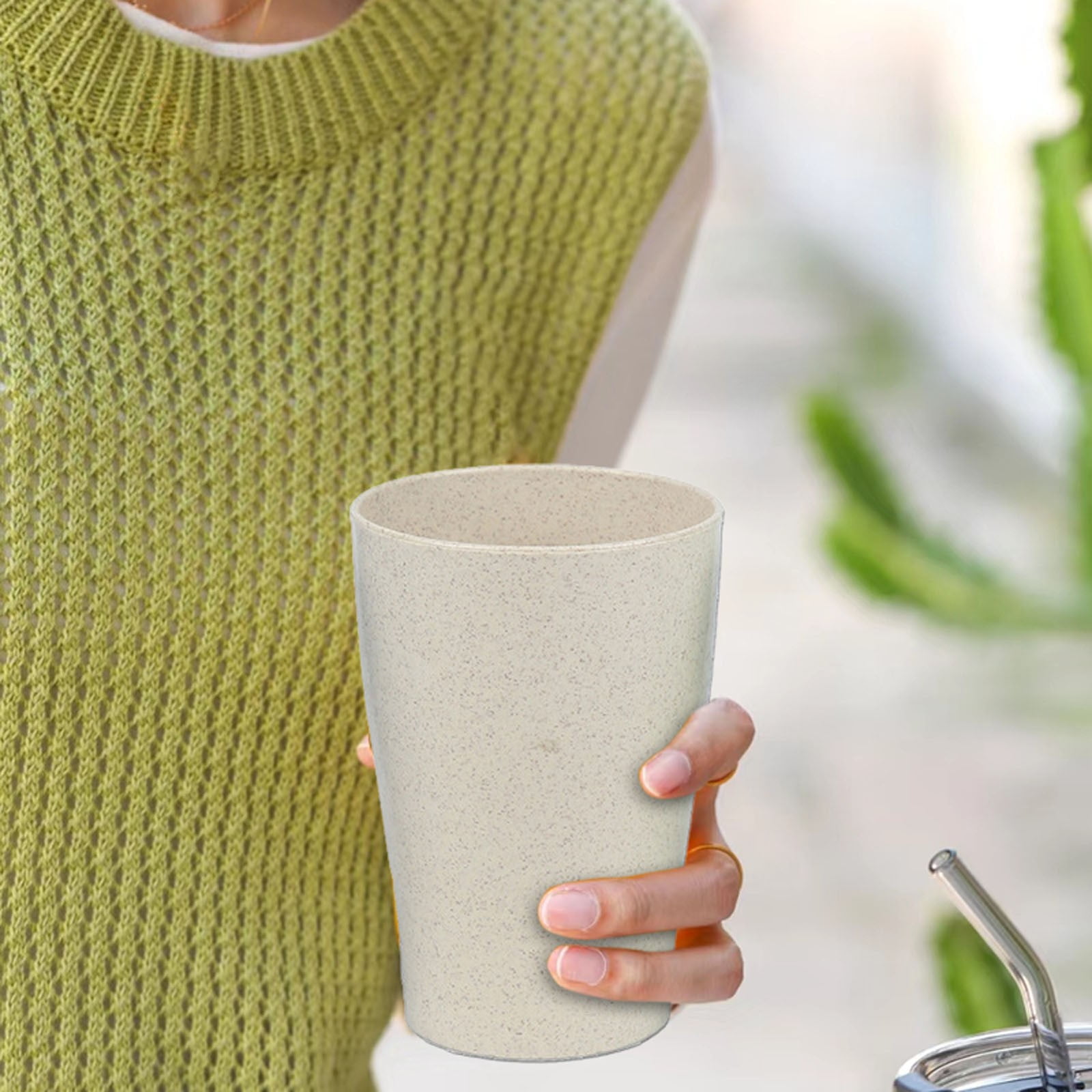 FNZEFAM Hot Sale! Creative Coffee Cups Healvian Plastic Drinking Cups ...