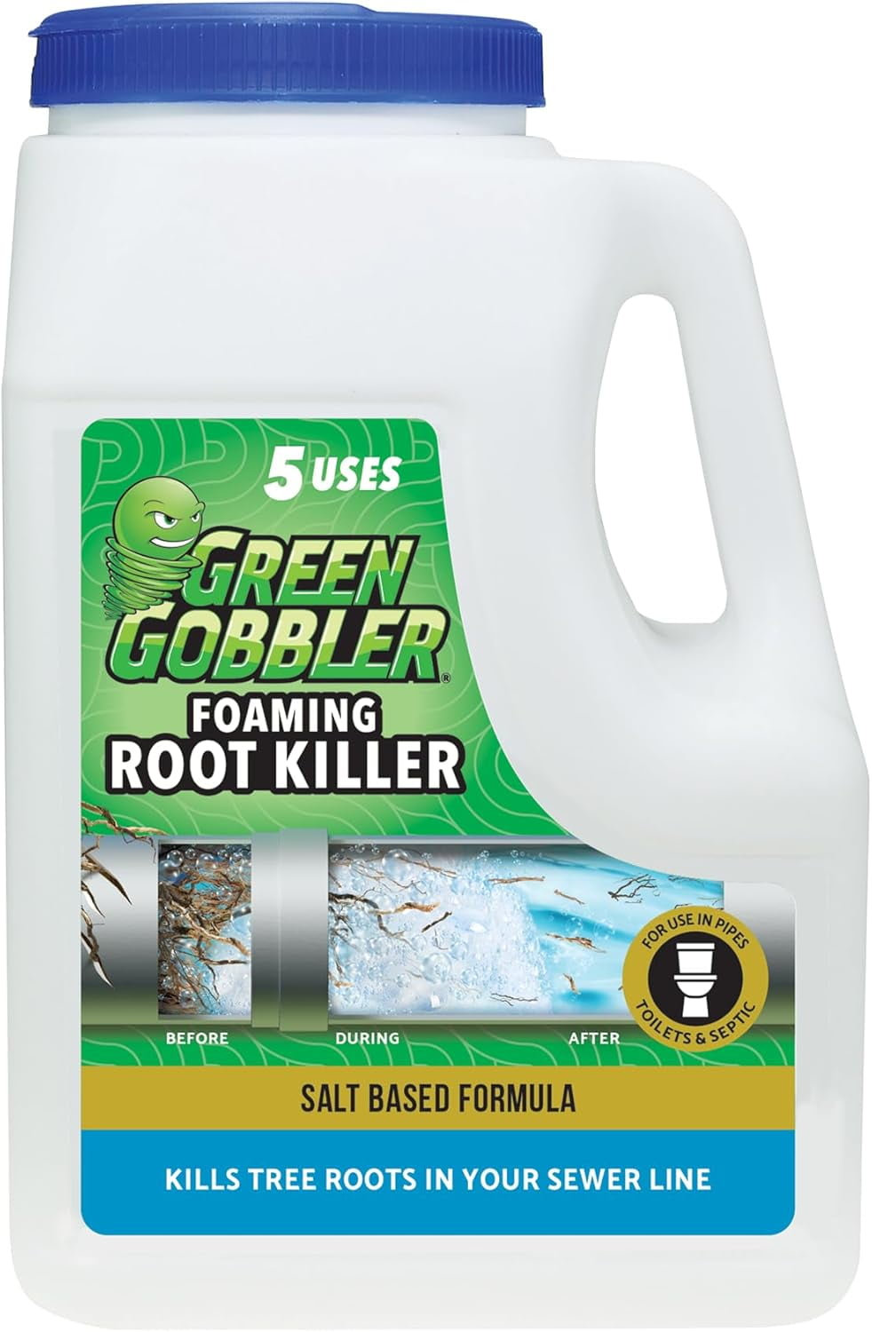 , FOAMING Root Killer | Kills Tree Roots in Pipes & Sewer Lines ...