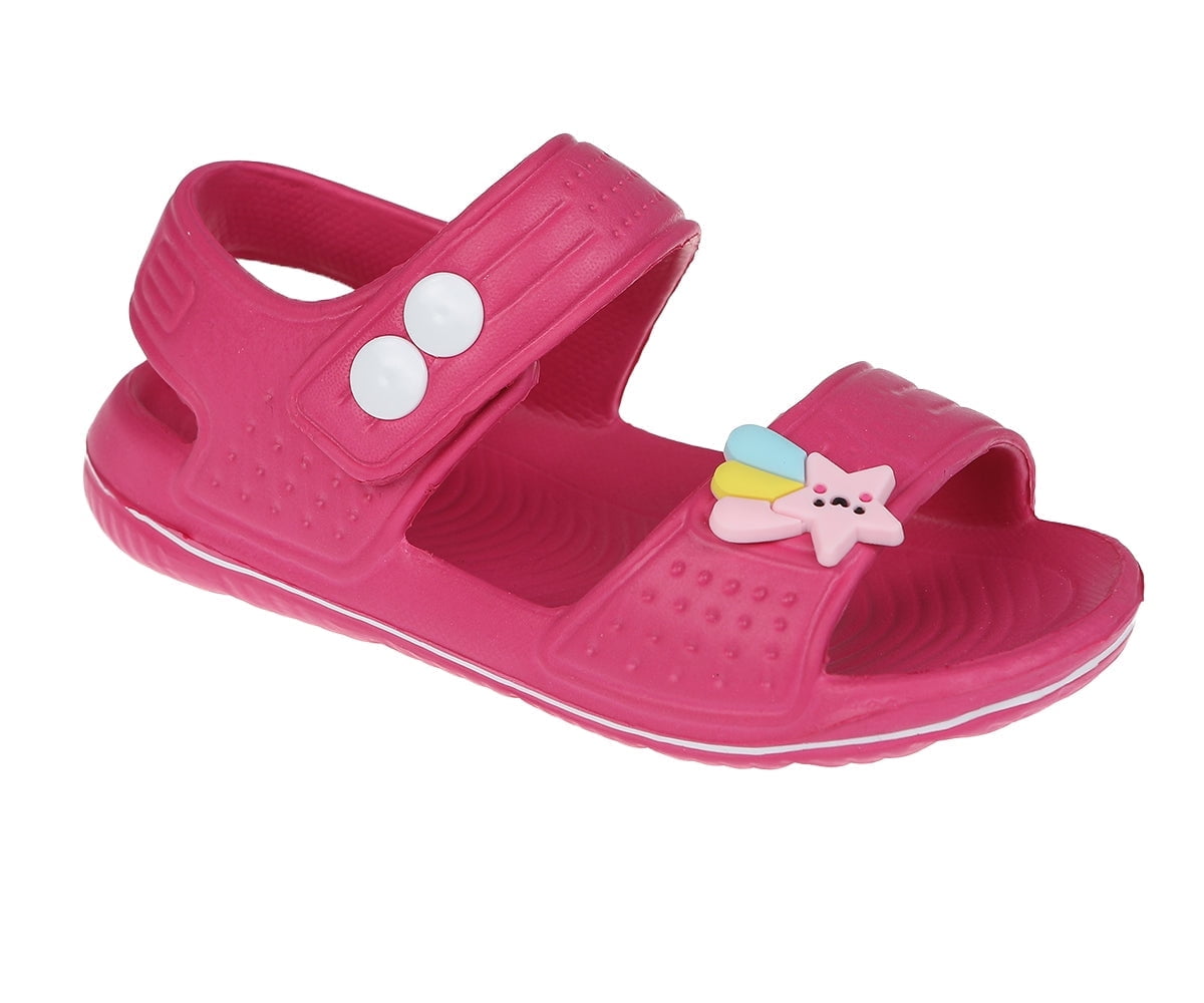 FOAMWALK Girl's EVA Slides Fisherman, Buckle Clogs Kids Cloud Slides ...