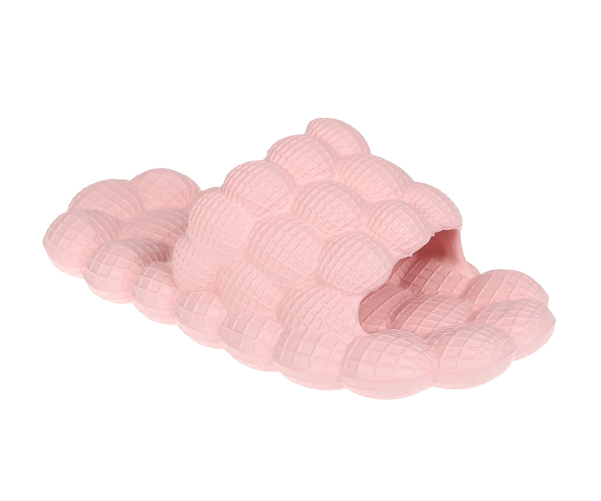 FOAMWALK Women's Bubble EVA Flat Slide Sandals - EVA Bubble Slides for ...