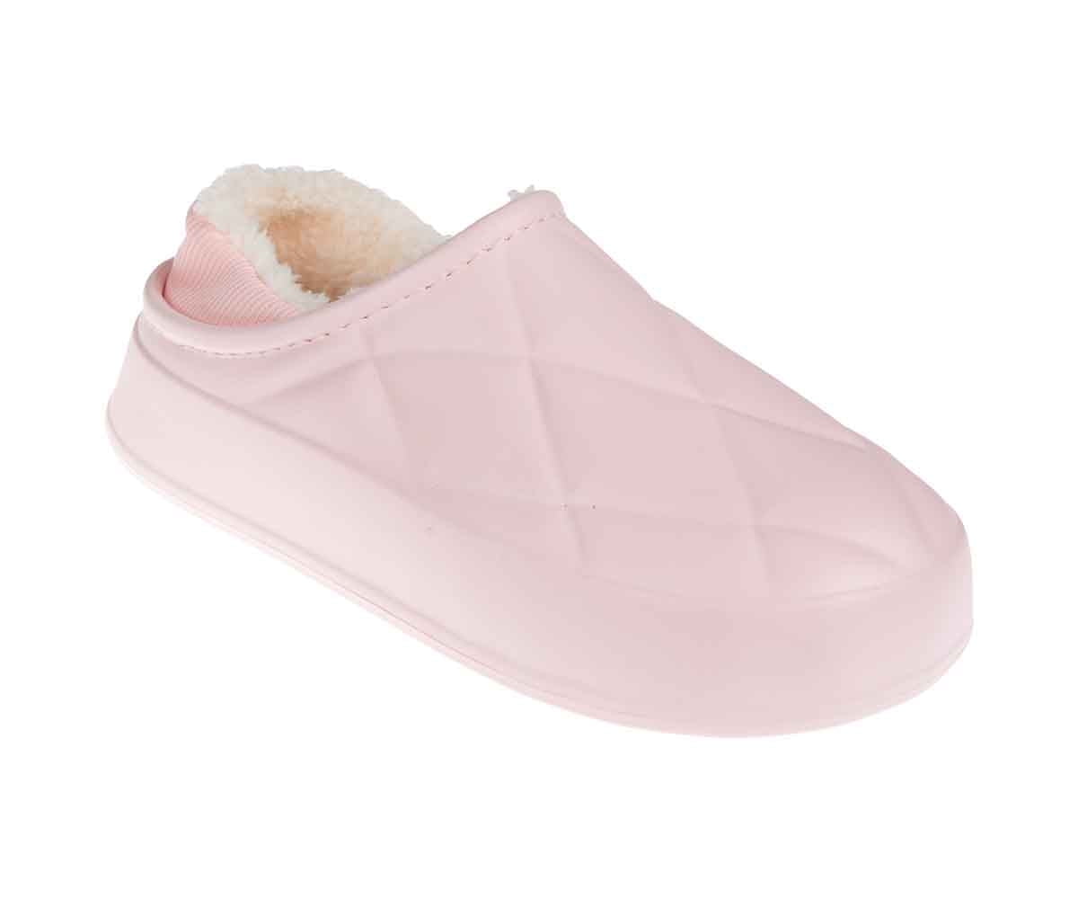 FOAMWALK Women's Quilted Platform Clog with Faux Fur Lining - Fall ...