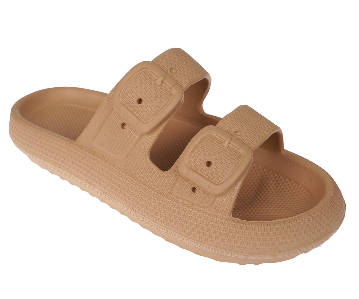 FOAMWALK Women's Soft and Comfy Textured EVA Slide Sandals - EVA ...