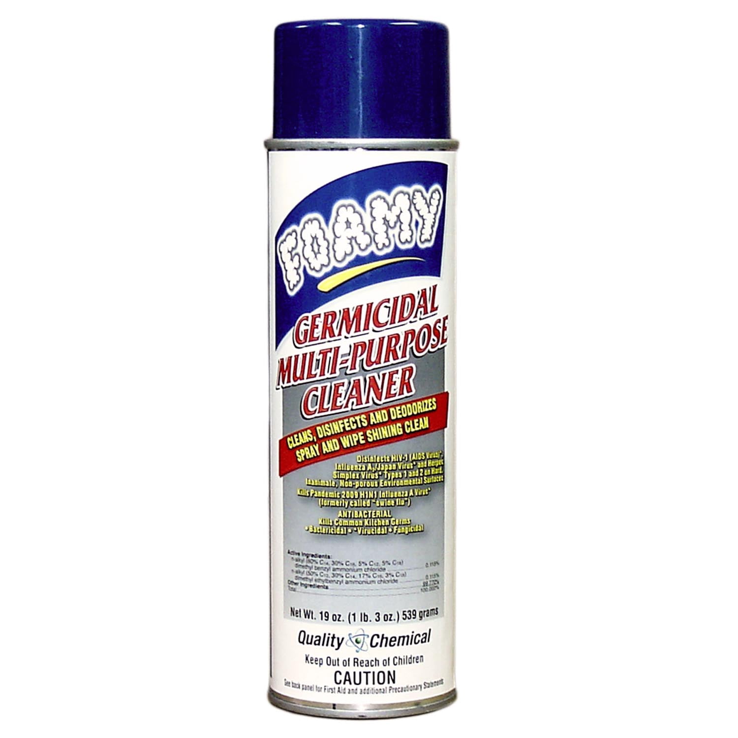 FOAMY Germicidal Multi-Purpose Disinfectant Cleaner - Case of 12 ...