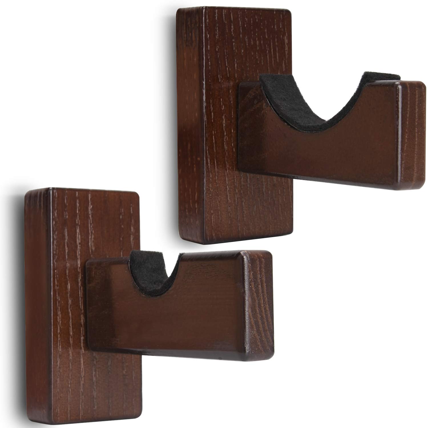 FOAUUH 2PCS Baseball Bat Display Case, Baseball Bat Hanger Holder, Wall ...