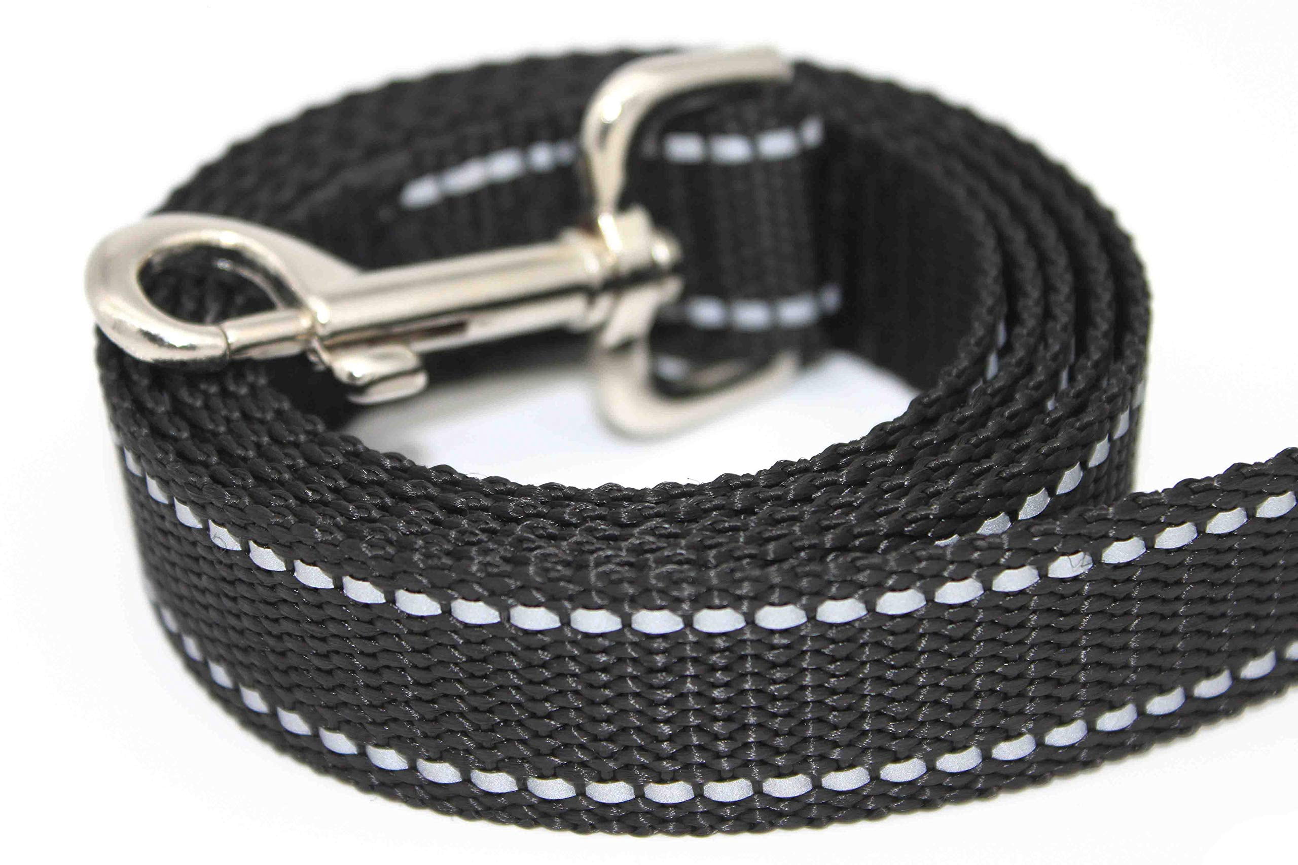 FOAUUH 6FT Reflective Dog Leash for Medium and Large Dogs with Soft ...