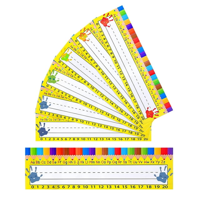 FOAUUH Desk Name Tags, Classroom Name Tags Pencil Style Name Plates ...