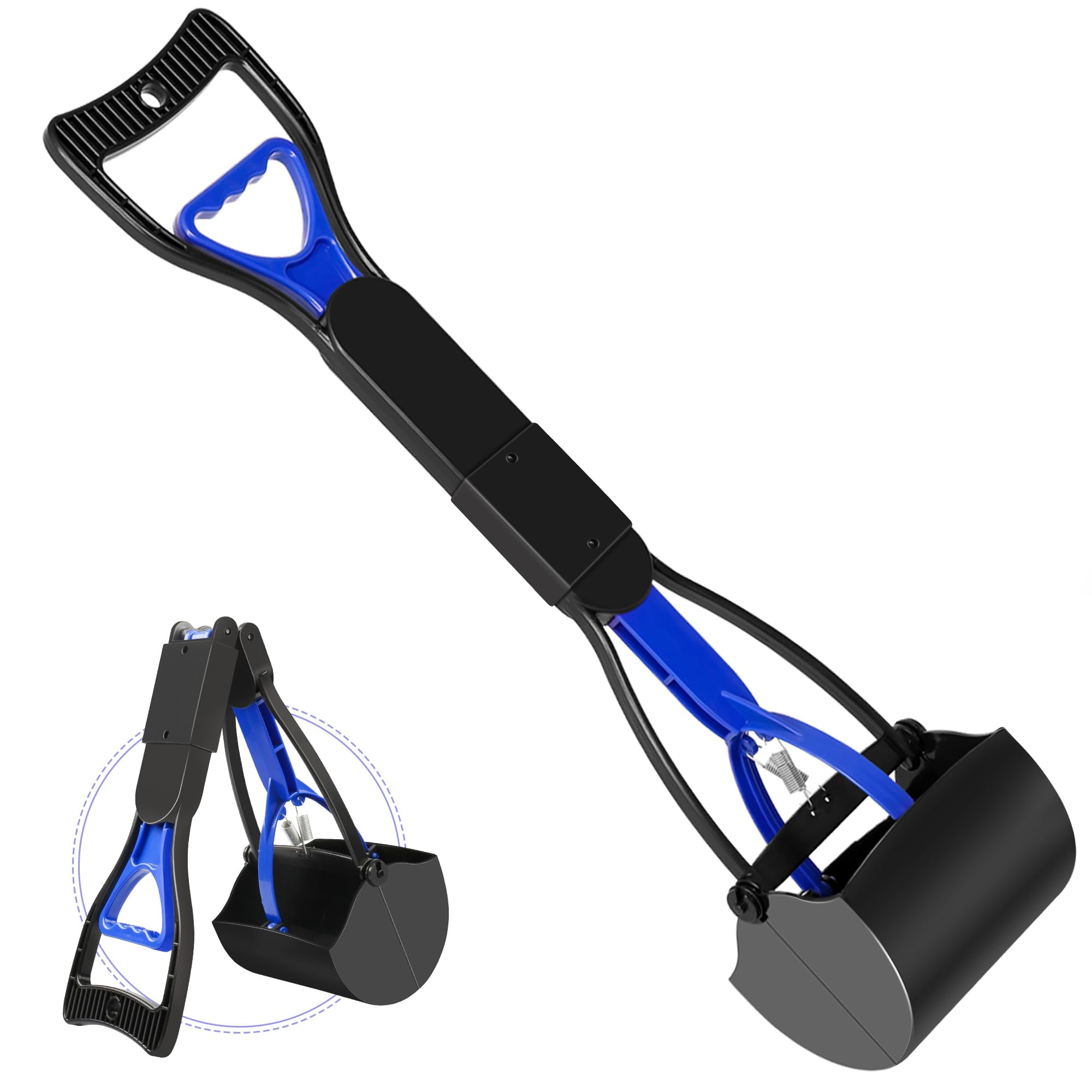 FOAUUH Pooper Scooper for Large Small Dogs, Folding Dog Poop Scooper ...