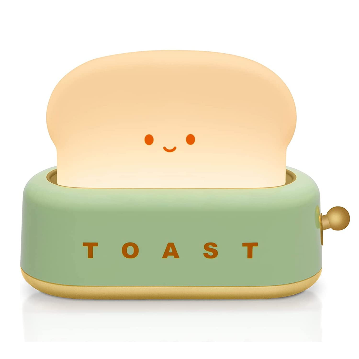 FOAUUH Toaster Lamp, Cute Desk Decor Lamp -Toast Light with Dimmable ...