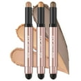 FOCALLURE 3 Pcs Shimmer & Matte Eyeshadow Sticks,No Crease Waterproof ...