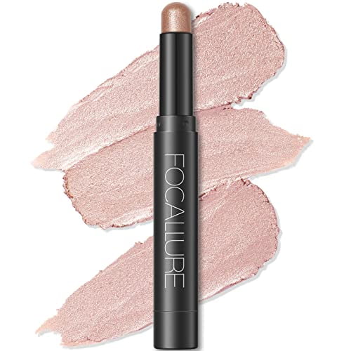 FOCALLURE Shimmer and Matte Cream Eyeshadow Stick,Smooth Brilliant Eye ...