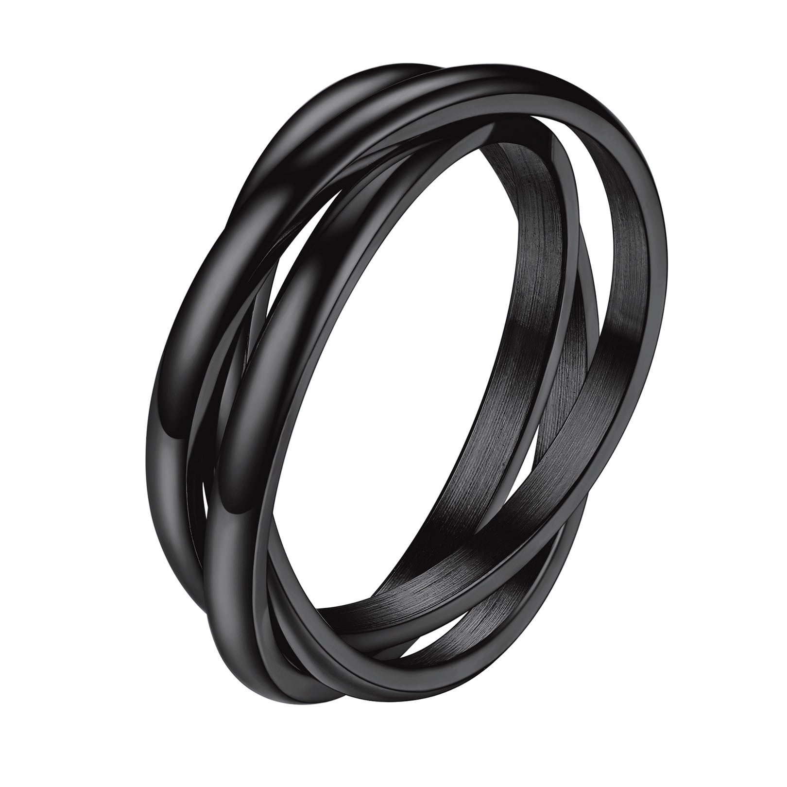 Customer reviews for FOCALOOK Stainless Steel Fidget Ring for Women ...