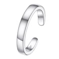 FOCALOOK Toe Ring for Women 925 Sterling Silver Adjustable Open Plain ...