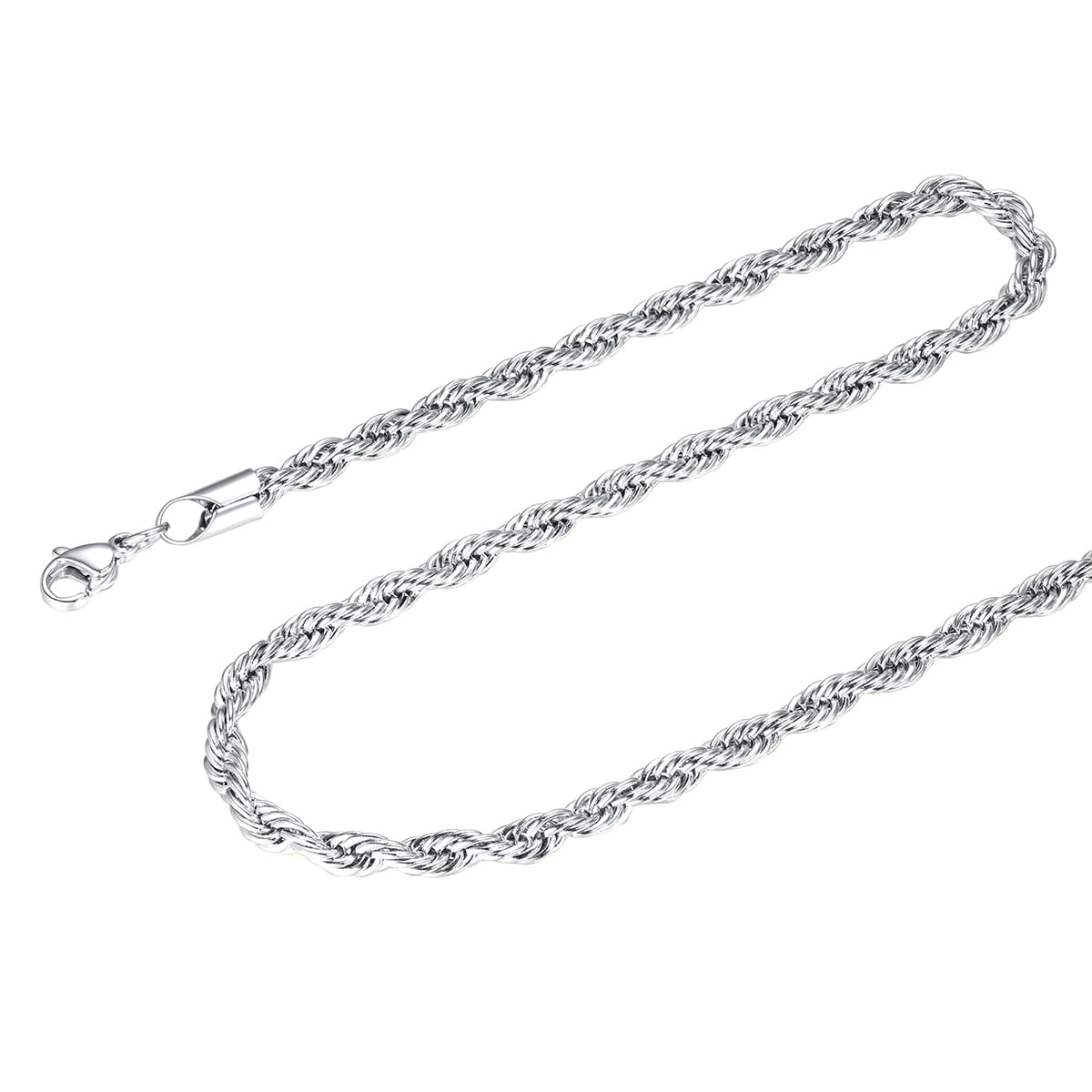 FOCALOOK Twist Rope Chain Necklace for Men Replacement Chain for ...