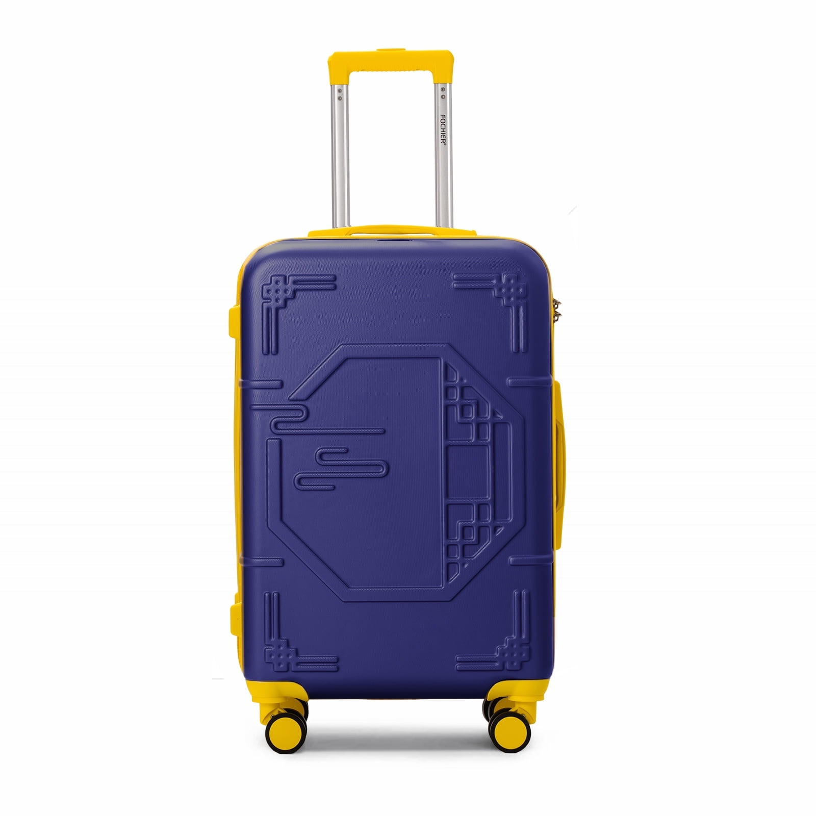 FOCHIER F Carry-On Suitcase Hardside Luggage with Spinner Wheels ...