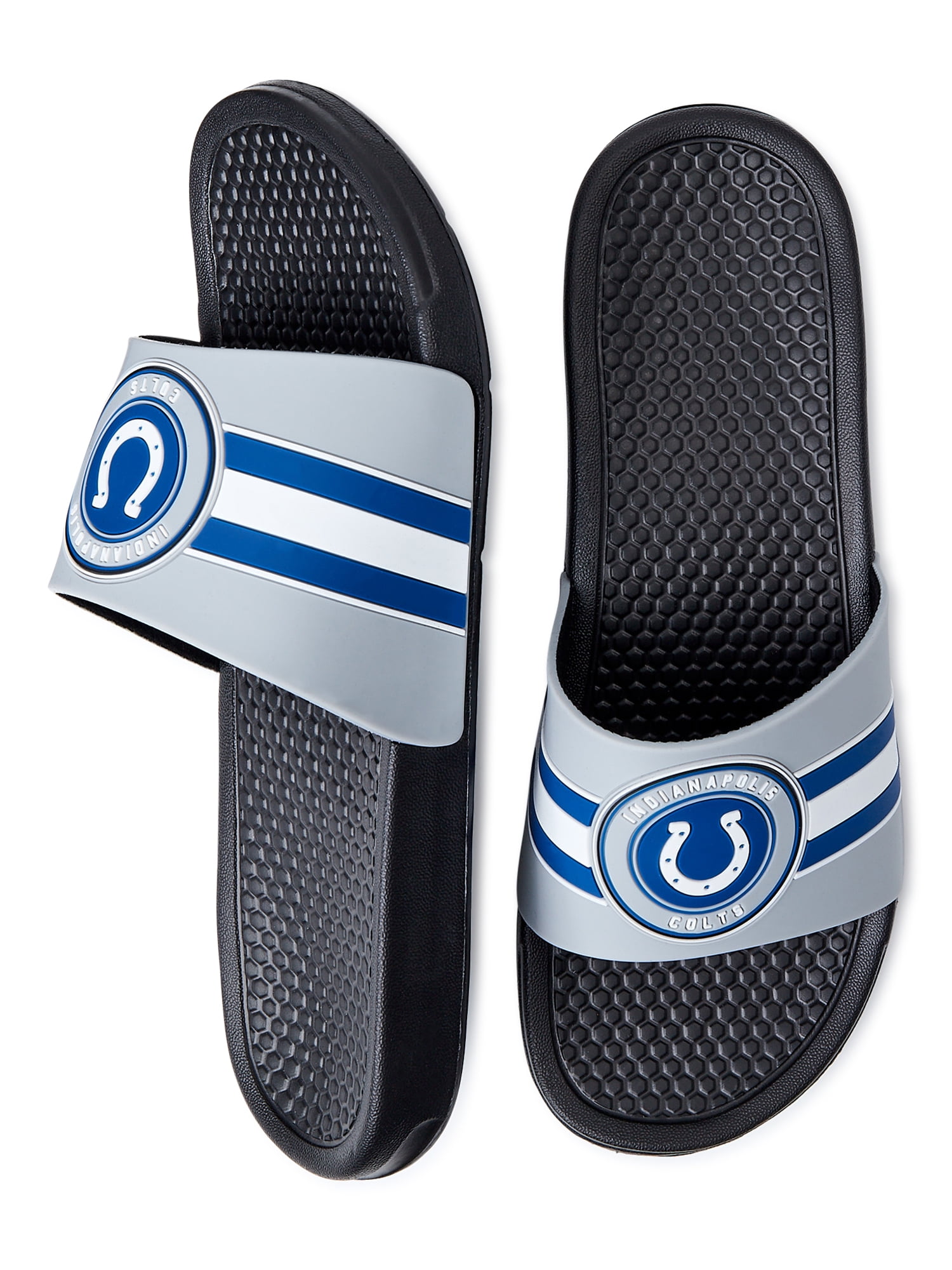 FOCO Indianapolis Colts Men's Raised Slide Sandals - Walmart.com