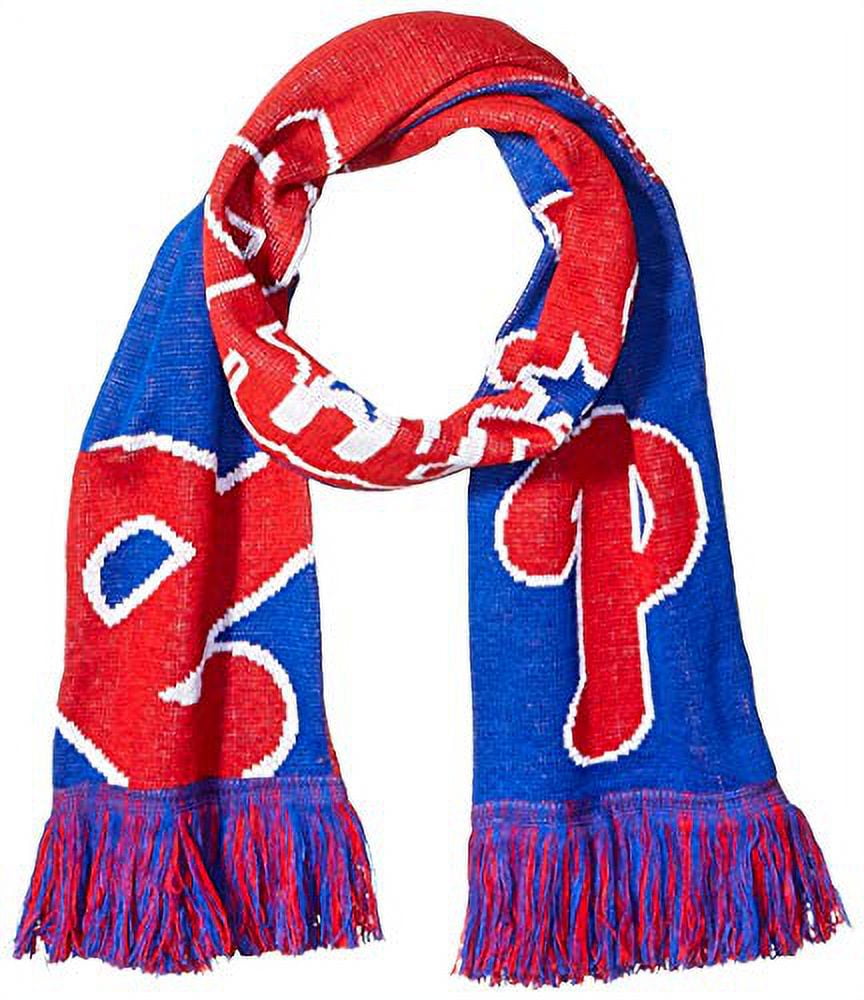 FOCO MLB Licensed Philadelphia Phillies Reversible Split Logo Scarf ...