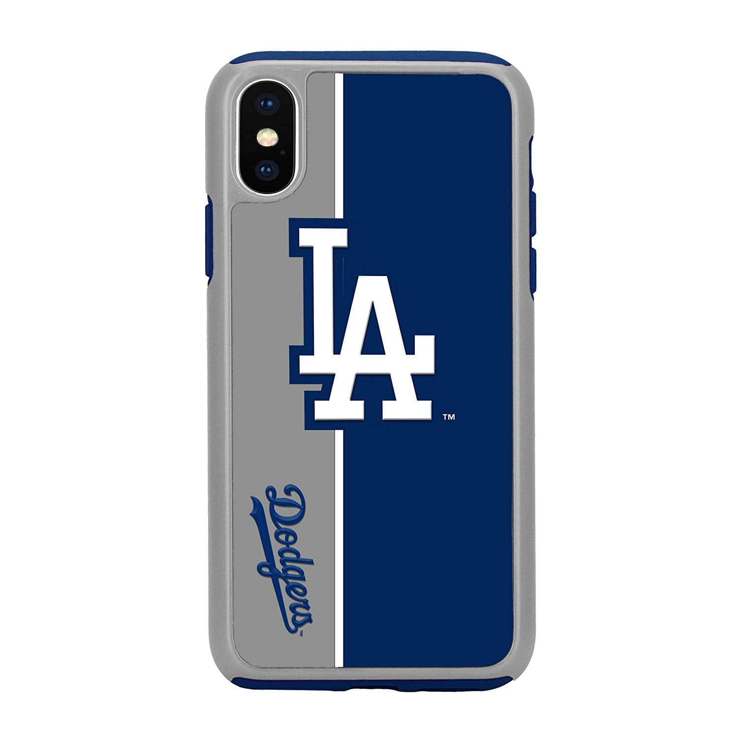 FOCO MLB Los Angeles Dodgers Dual Hybrid Bold Case for iPhone X & XS (5 ...