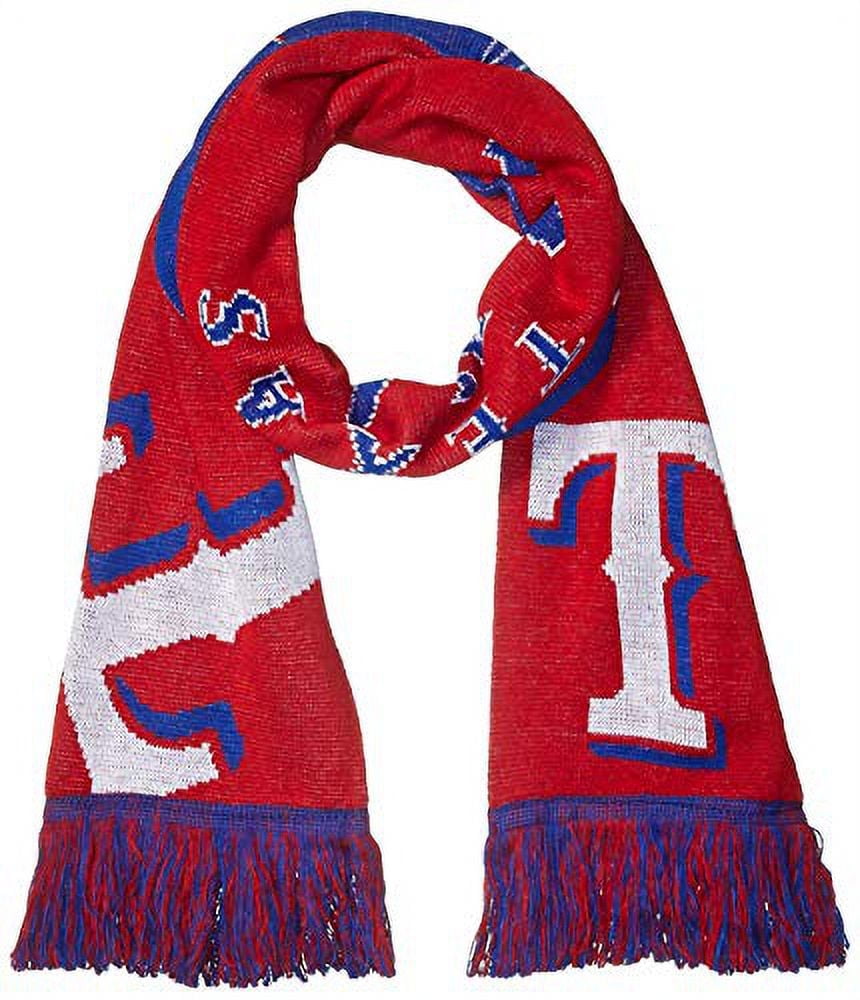 FOCO MLB Texas Rangers Reversible Split Logo Scarf 66" - Walmart.com