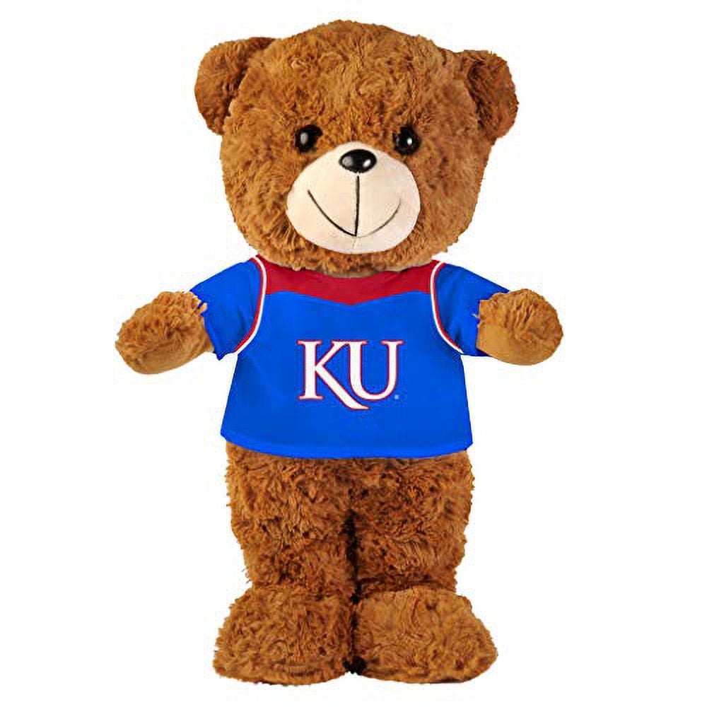 FOCO NCAA Licensed Kansas University Jayhawks Large Fuzzy Uniform Bear ...