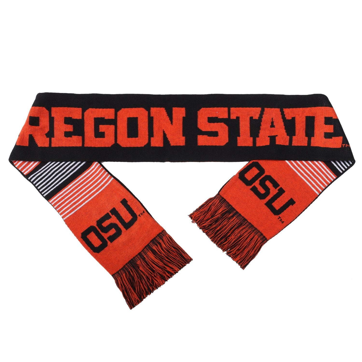 FOCO NCAA Oregon State Beavers Reversible Split Logo Scarf 66 ...