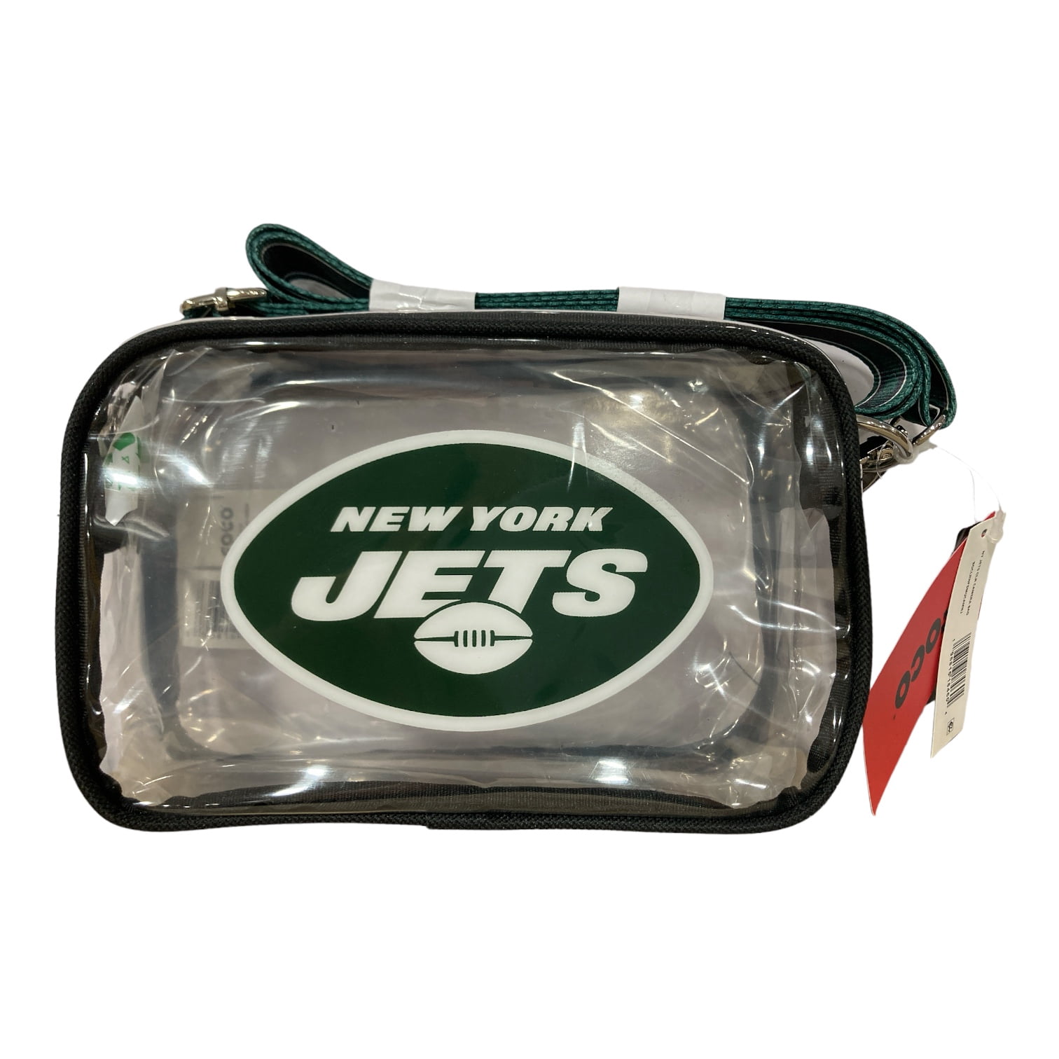 FOCO NFL Clear Cross Body Stadium Compliant Camera Bag (NY Jets ...