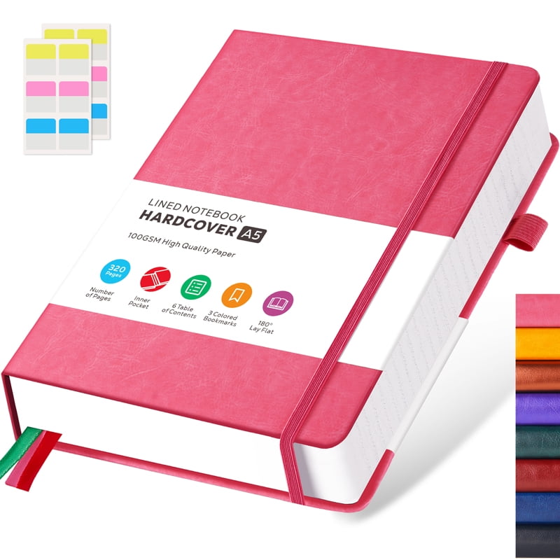 FOCUS DAY A5 Lined Journal Notebook - 320 Pages College Ruled Notebook ...