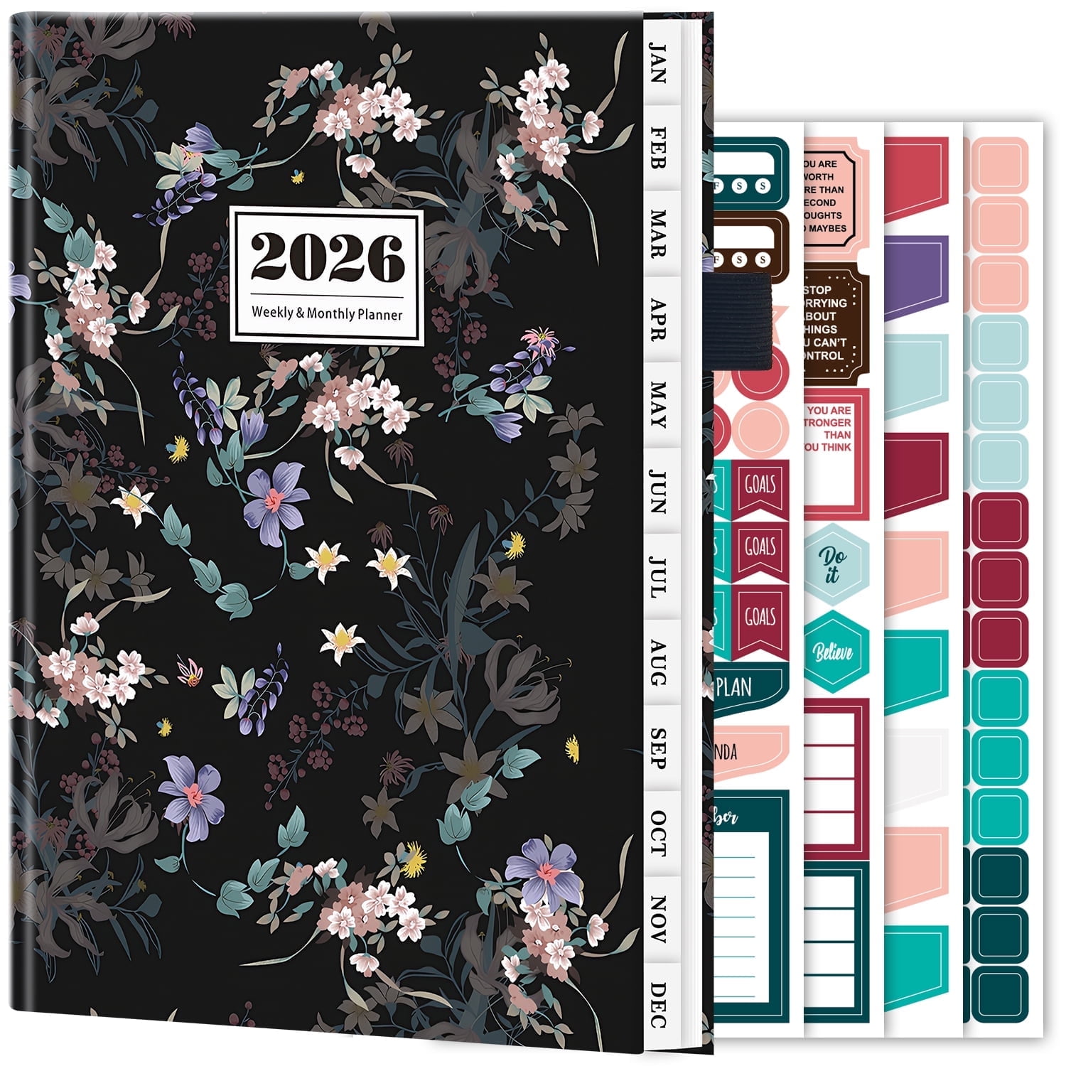 FOCUSDAY 2026 Planner: Jan 2026 - Dec 2026 Weekly & Monthly Planner ...