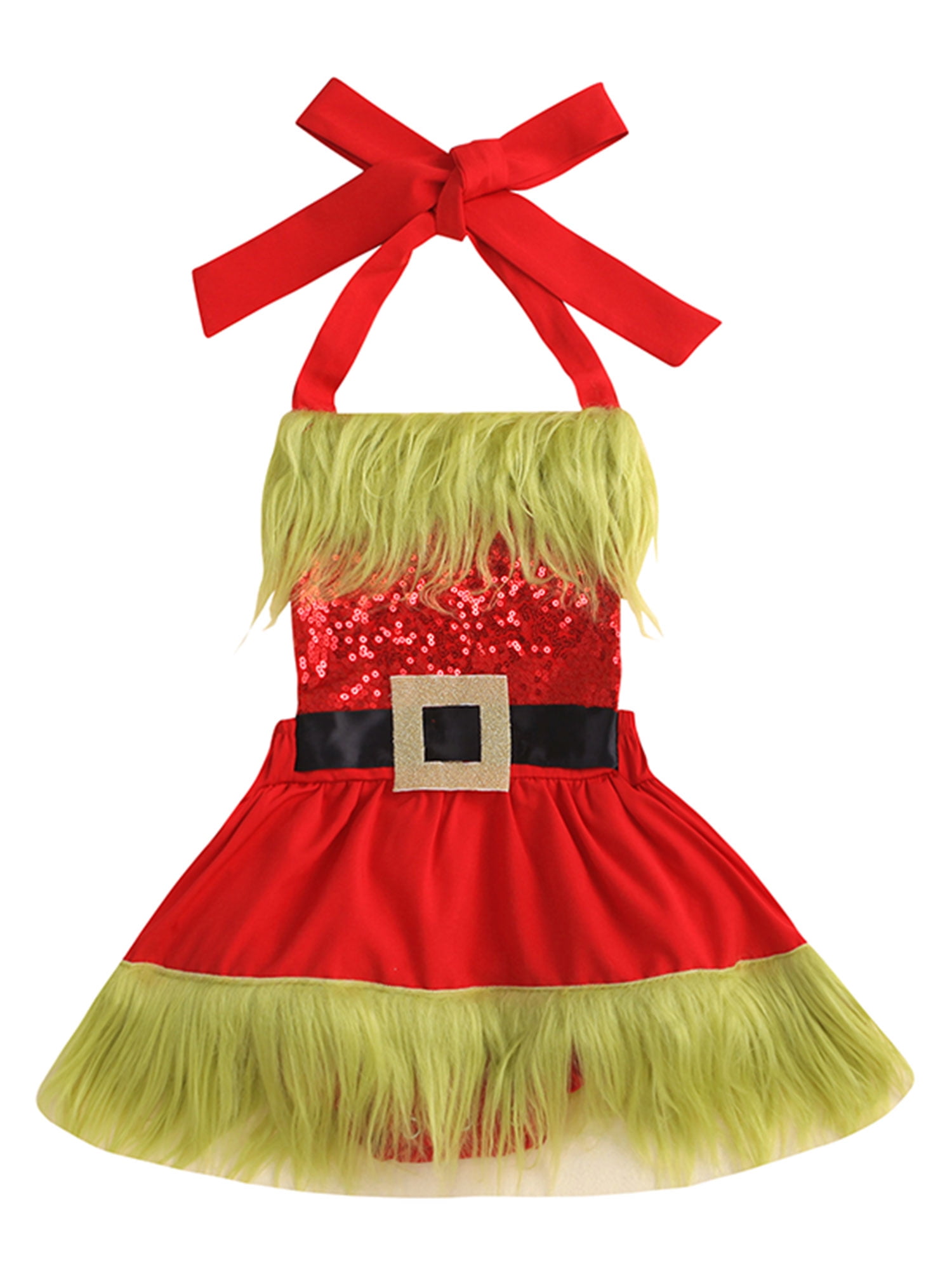 FOCUSNORM Newborn Baby Girl Christmas Outfit Infant Girls Hairy ...