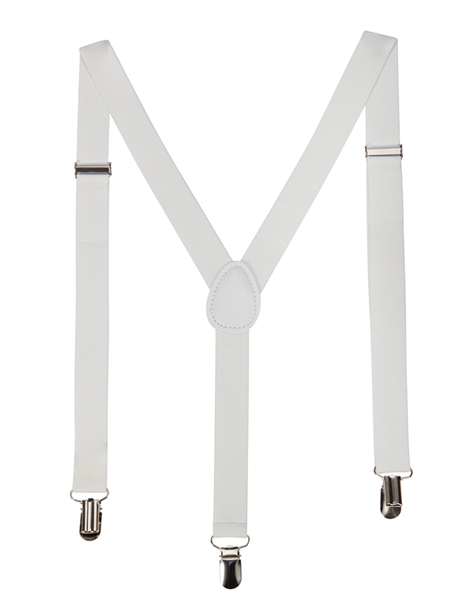 Suspenders for Men Elastic 1 inch Wide Y Shape Suspenders Solid ...