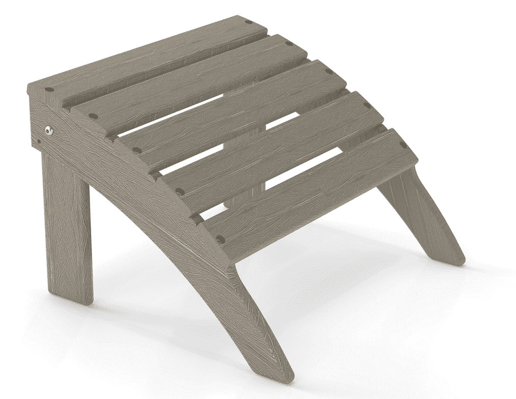 FODINGHILL Adirondack Outdoor Ottoman, HDPE Patio Foot Rest, All ...