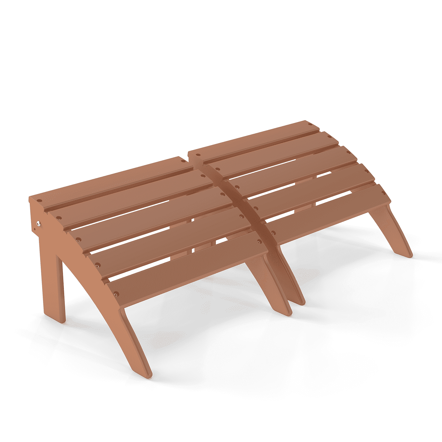 FODINGHILL Adirondack Outdoor Ottoman set of 2, HDPE Patio Foot Rest ...