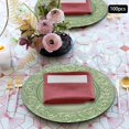 FOGGBET For Dinner Plates Party Dinning 100 Pack Charger Plates 13 Inch ...