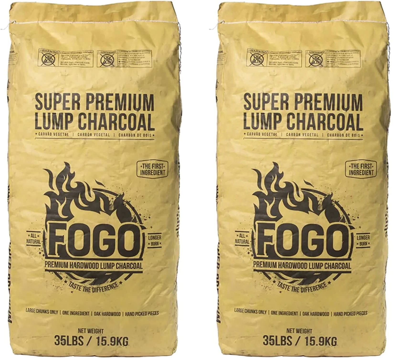 FOGO Super Premium Oak Restaurant Quality All-Natural Large Sized ...