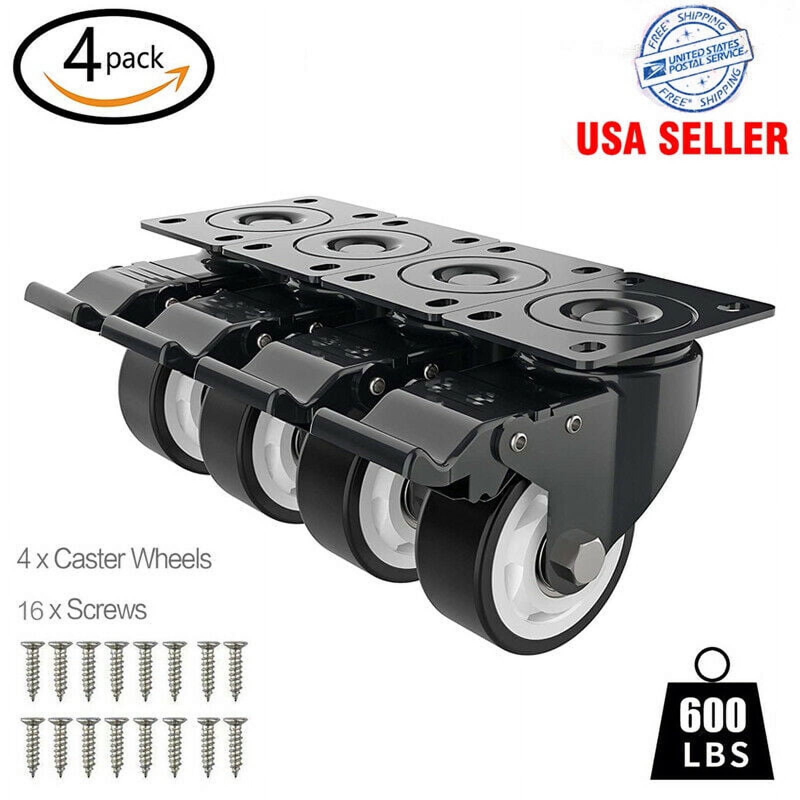 Ultra-Fab 48-979014 Frame Mount Swivel Wheel, 6" x 2" - Walmart.com