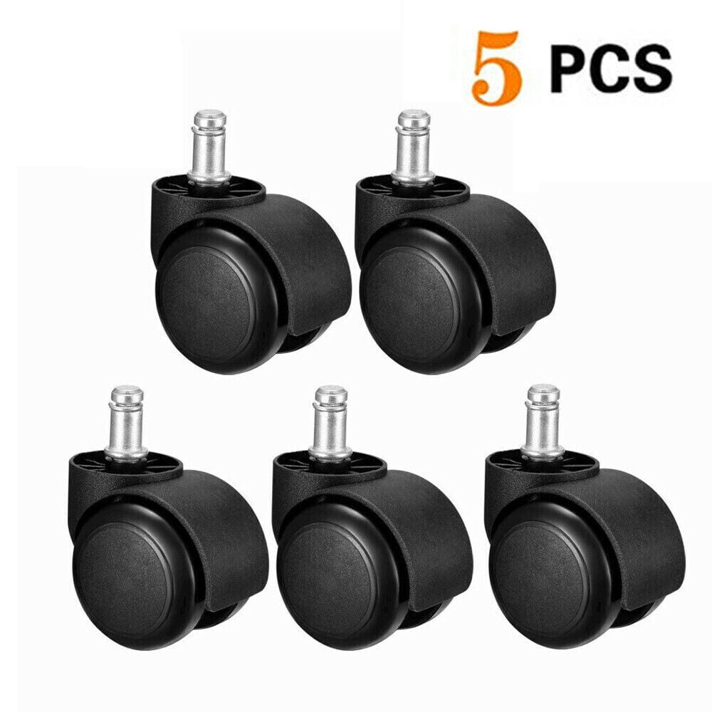 FOH Furniture 5PCS Replacement Office Rubber Chair Wheels 2 inch ...